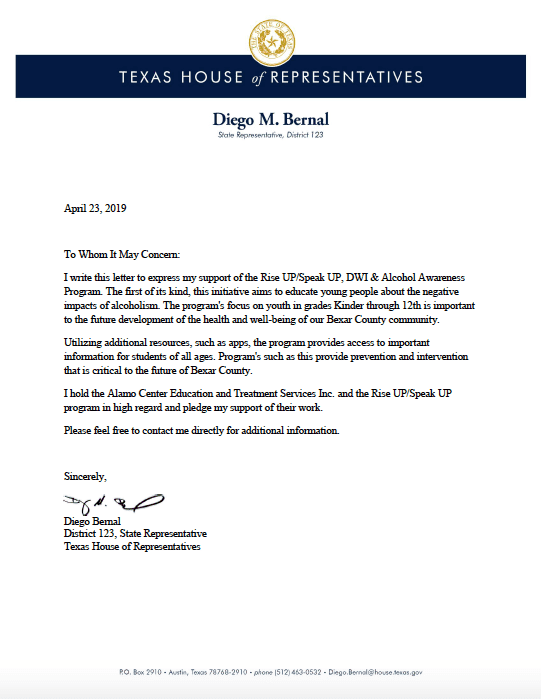 Rise UP / Speak UP: Youth Awareness Initiative