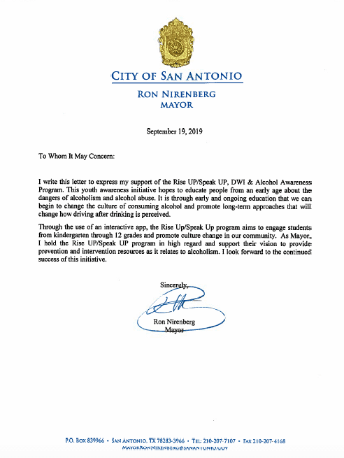 Rise UP / Speak UP: Youth Awareness Initiative